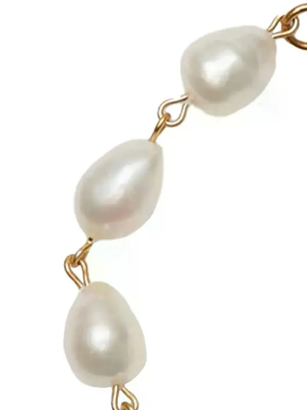 LABELLED JEWELLERY Pearl Chain Bracelet
