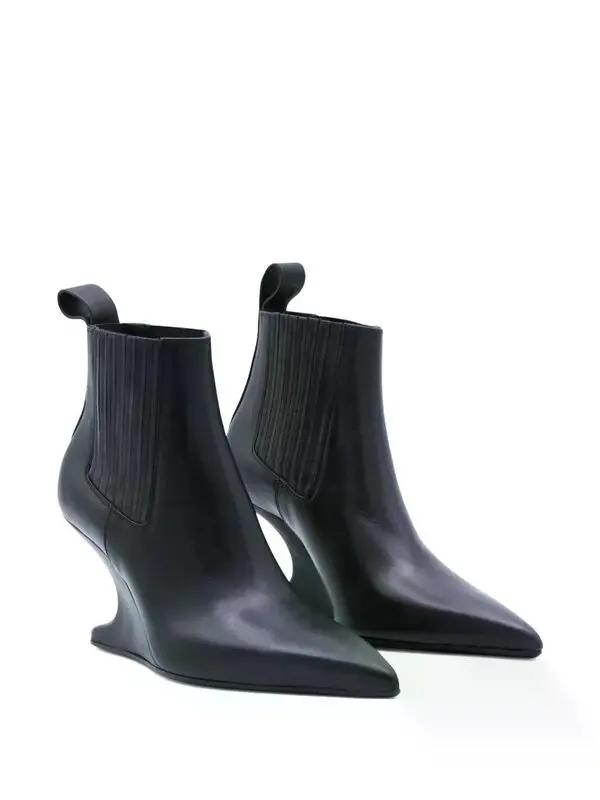 Rick Owens Sculpted-heel Pull-tab Boots