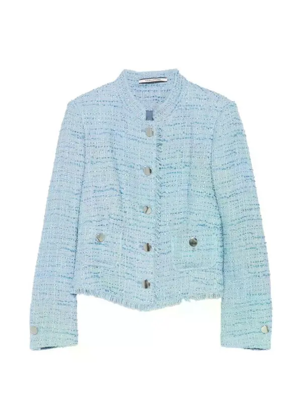 Tagliatore Button-fastening Fringed Jacket