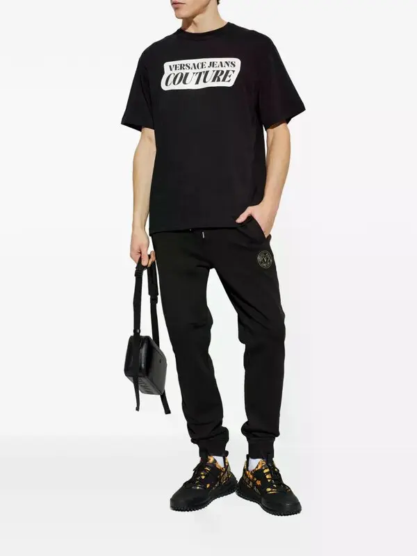 Versace Drawstring Logo Trousers