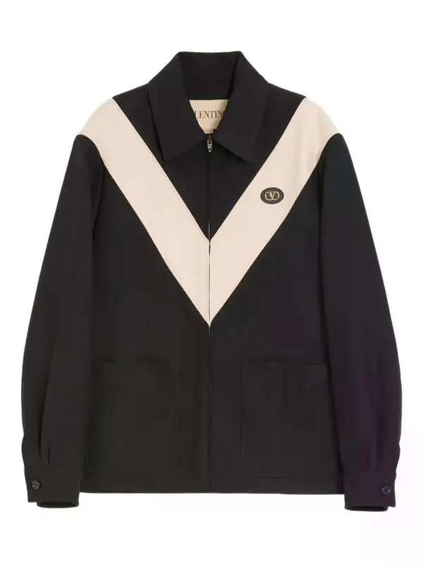 Valentino Garavani Vlogo Patch Zip Overshirt