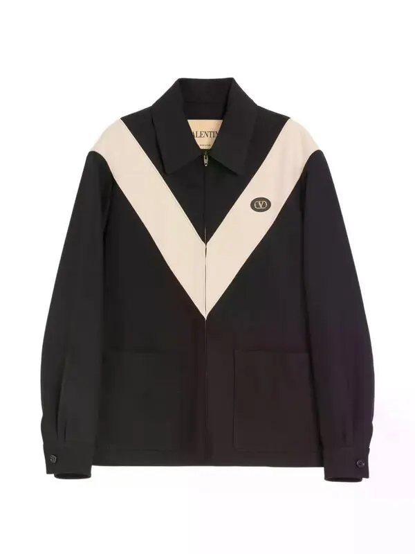 Valentino Garavani Vlogo Patch Zip Overshirt