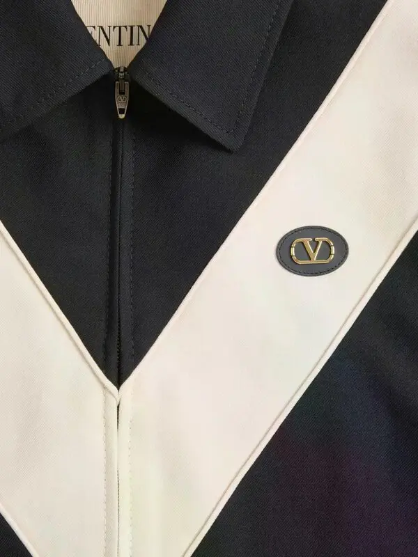 Valentino Garavani Vlogo Patch Zip Overshirt