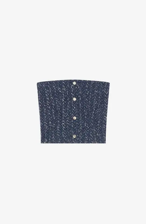 IRO PARIS Vanny Denim Top