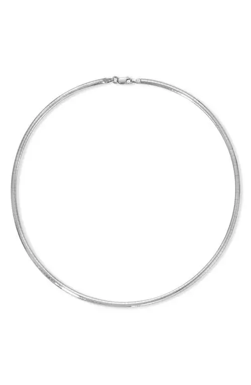 Adina Reyter Omega Chain Necklace - Silver