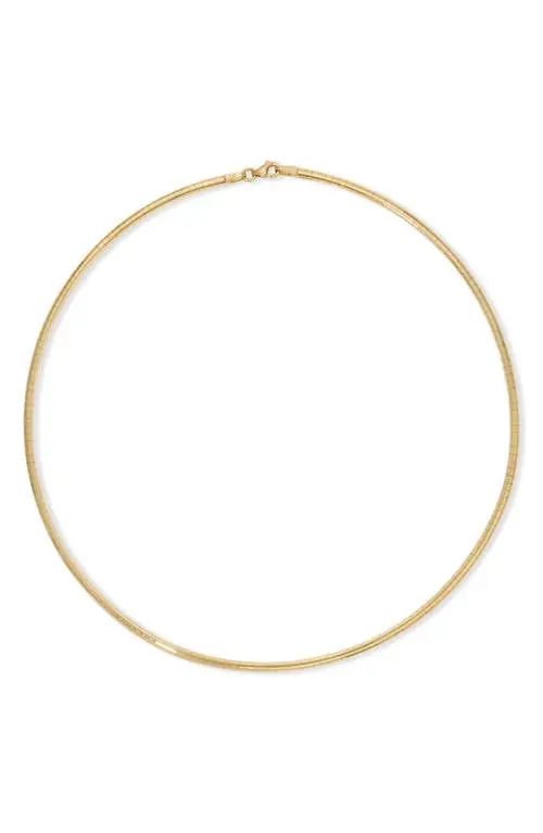 Adina Reyter Omega Chain Necklace - Yellow Gold