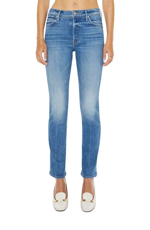 MOTHER The Rascal Hover High-waist Straight-leg Jeans
