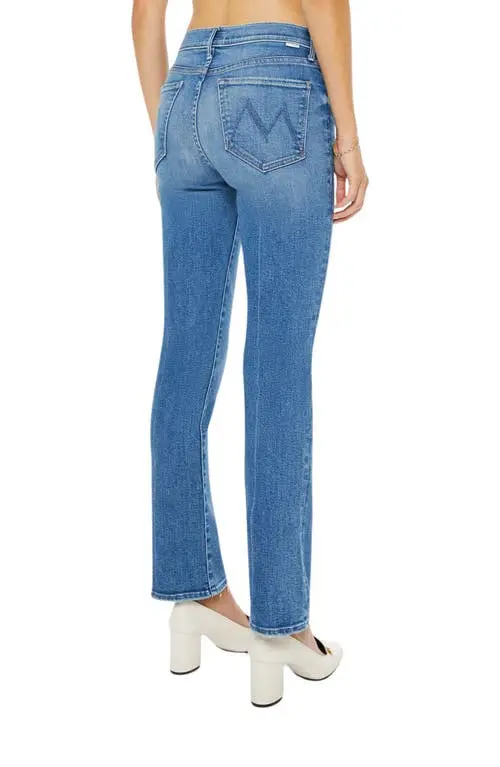MOTHER The Rascal Hover High-waist Straight-leg Jeans