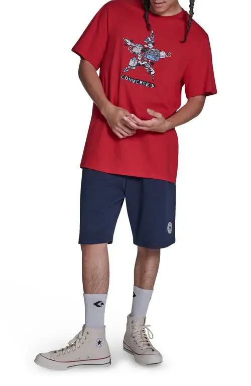 CONVERSE Cityscape T-shirt - Converse Red