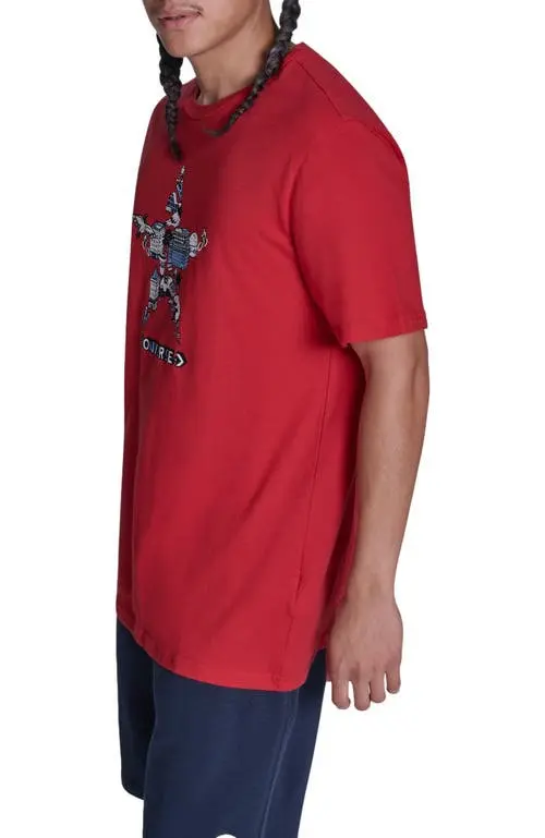 CONVERSE Cityscape T-shirt - Converse Red