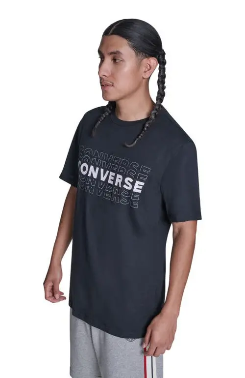 CONVERSE Outlines T-shirt - Converse Black