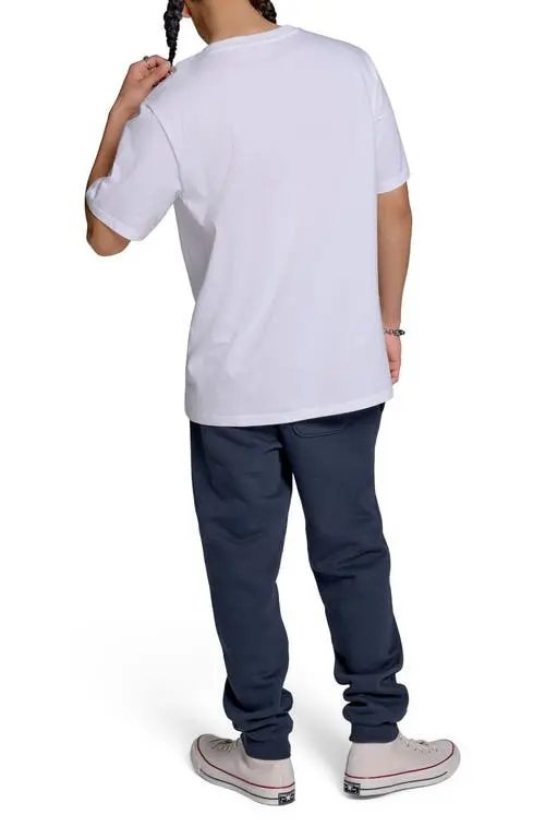CONVERSE Chuck Taylor All Star Red Patch T-shirt - White 10a