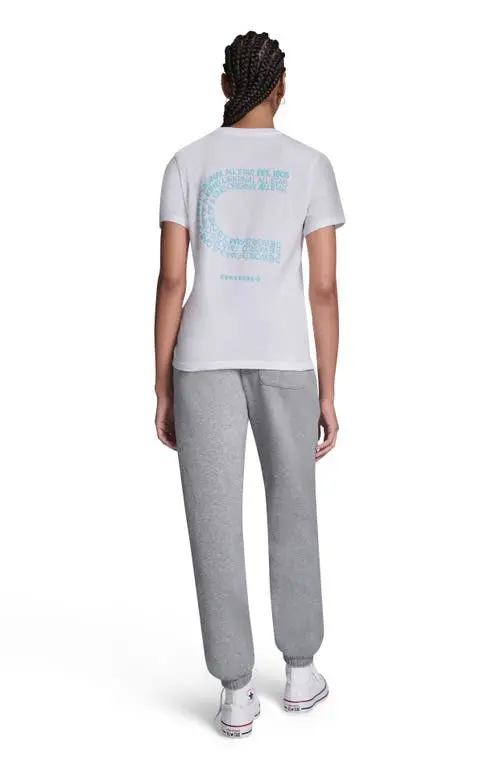 CONVERSE C Type T-shirt - White 10a