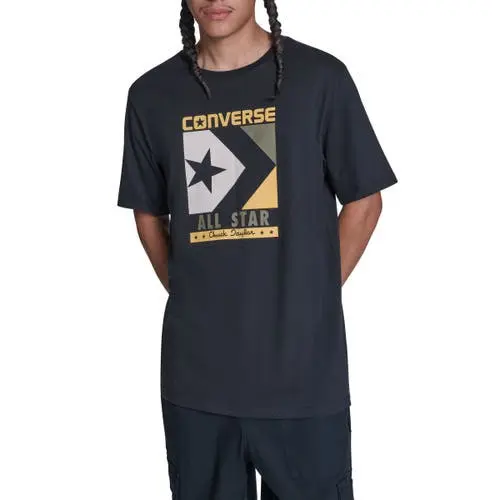 CONVERSE Timeless Boxed Chevron T-shirt - Converse Black