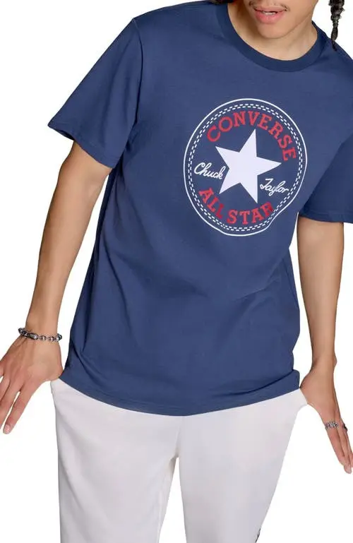 CONVERSE Chuck Taylor All Star Logo T-shirt - Converse Navy