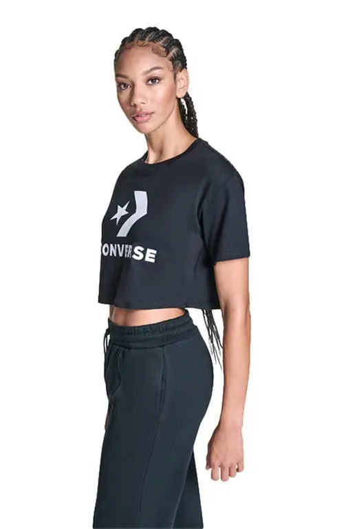 CONVERSE Star Chevron Cropped T-shirt