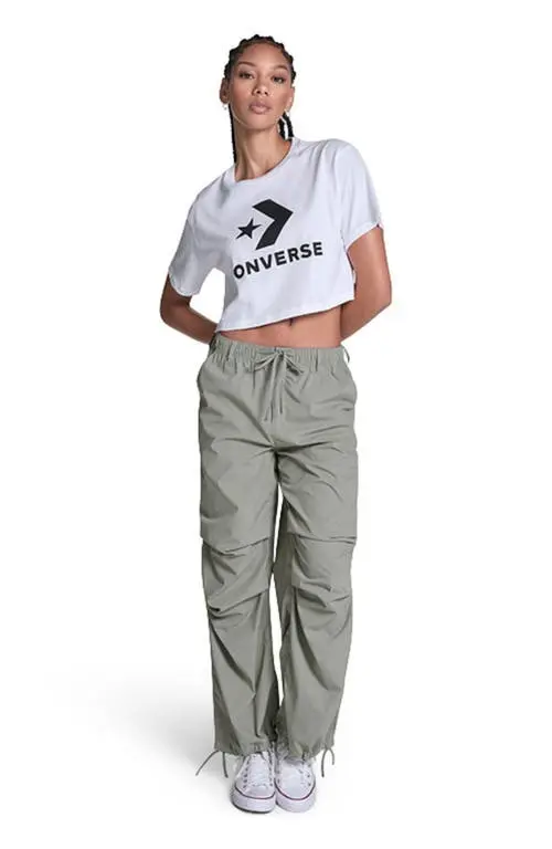 CONVERSE Star Chevron Cropped T-shirt