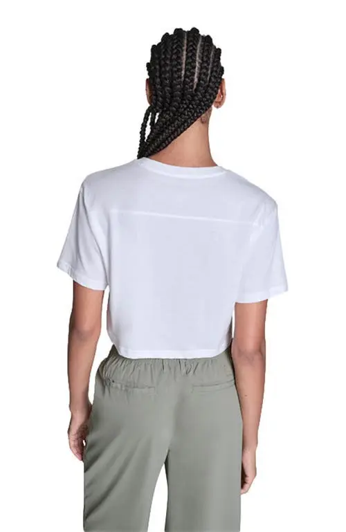 CONVERSE Star Chevron Cropped T-shirt