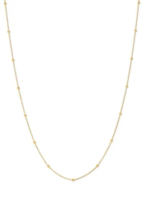 Adina Reyter Saturn Chain Necklace - Yellow Gold