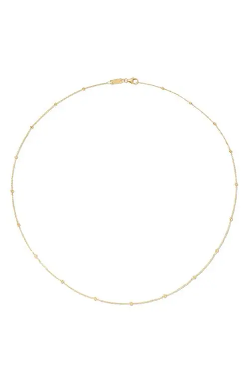 Adina Reyter Saturn Chain Necklace - Yellow Gold