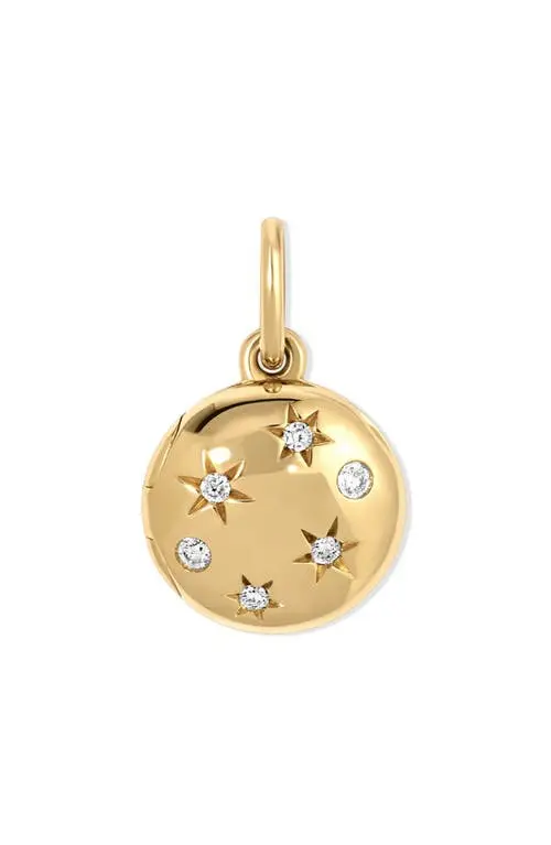 Adina Reyter Celestial Diamond Locket - Yellow Gold