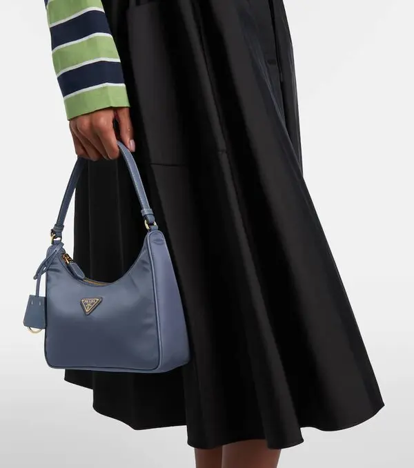 Prada Re-edition 2005 Mini Shoulder Bag - Blue
