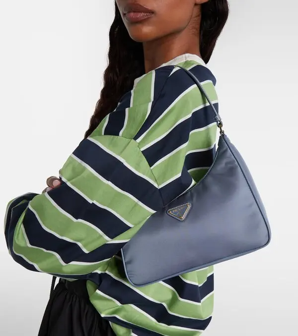 Prada Re-edition 2005 Mini Shoulder Bag - Blue