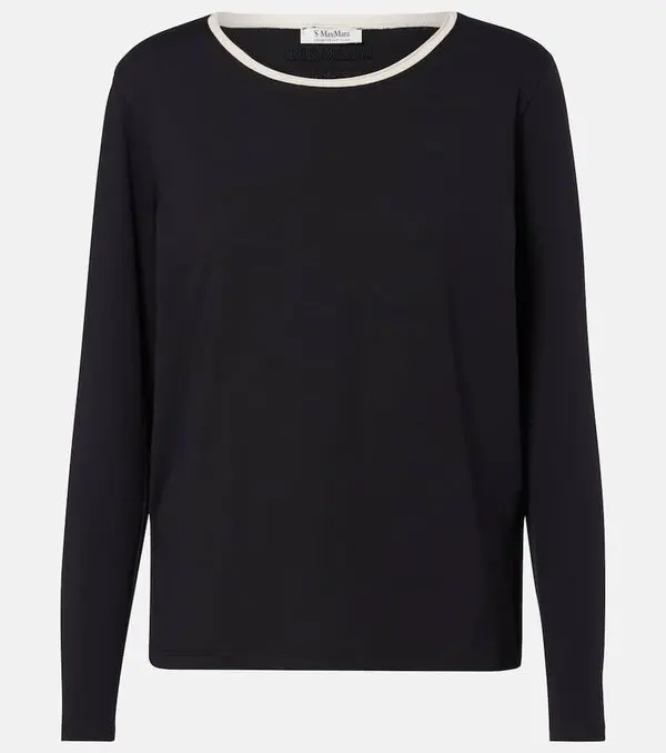 Max Mara Divina Cotton-blend T-shirt