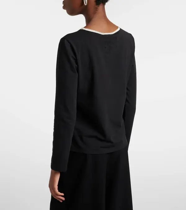 Max Mara Divina Cotton-blend T-shirt