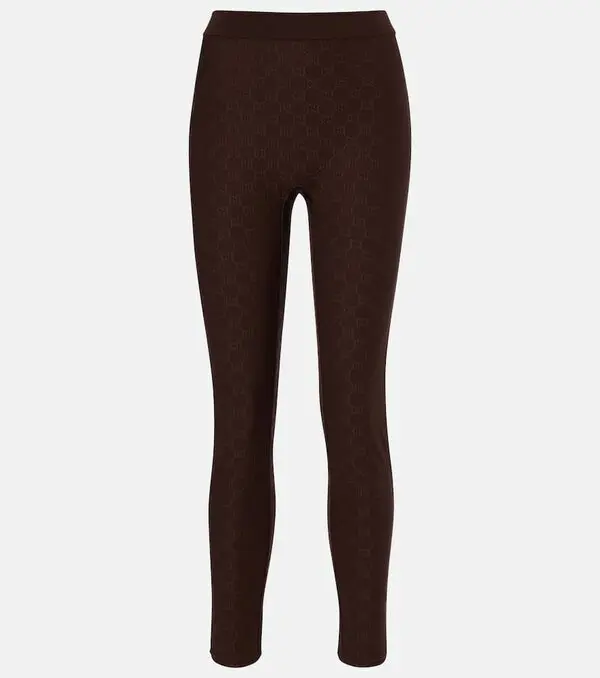 Gucci Gg Jersey Jacquard Leggings