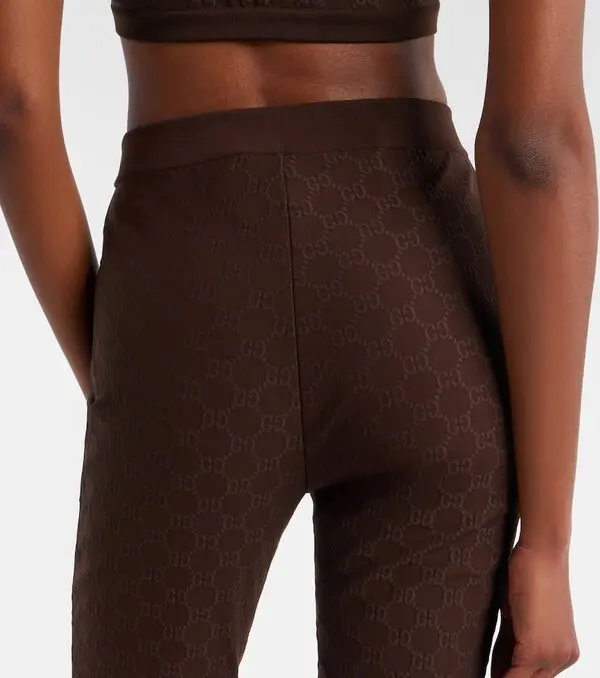 Gucci Gg Jersey Jacquard Leggings