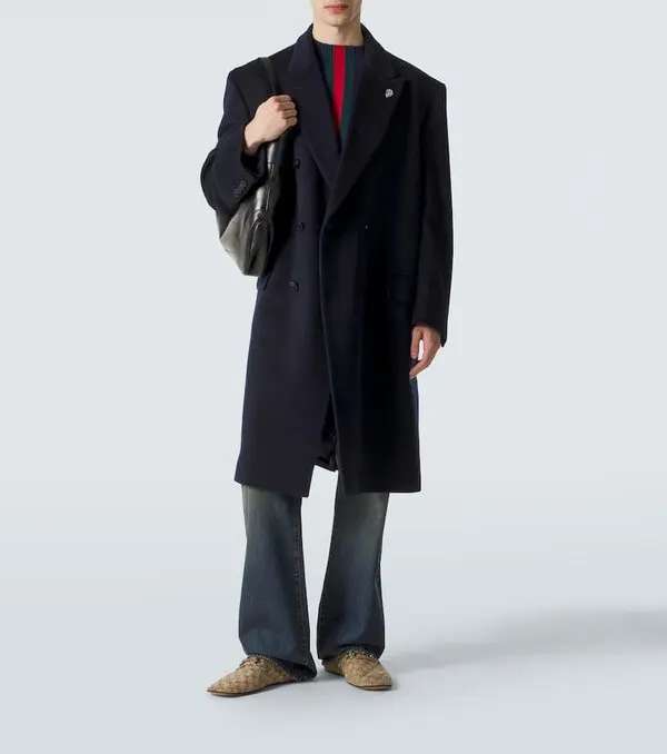 Gucci Double-breasted Cashmere Coat