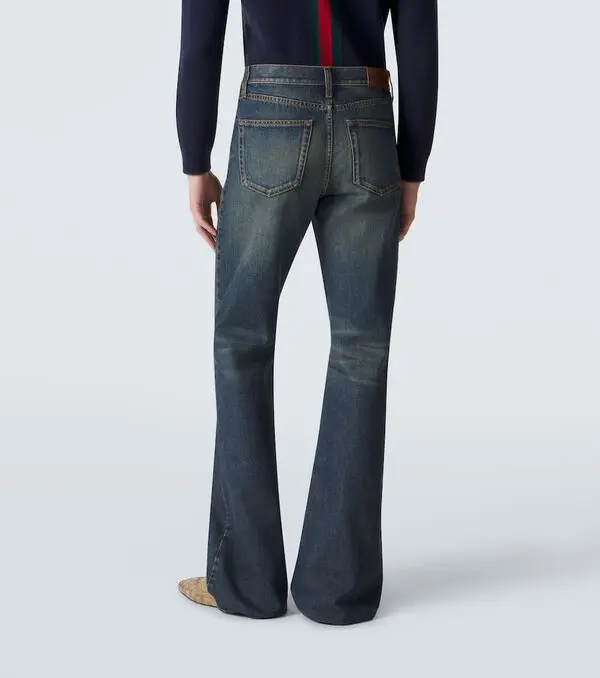 Gucci Horsebit Flared Jeans
