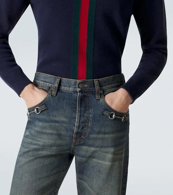 Gucci Horsebit Flared Jeans