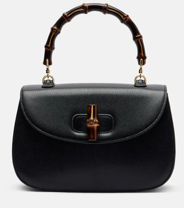 Gucci Bamboo 1947 Medium Top-handle Bag - Black
