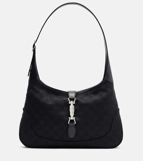 Gucci Jackie 1961 Small Canvas Shoulder Bag