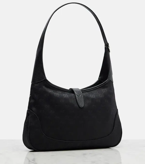 Gucci Jackie 1961 Small Canvas Shoulder Bag