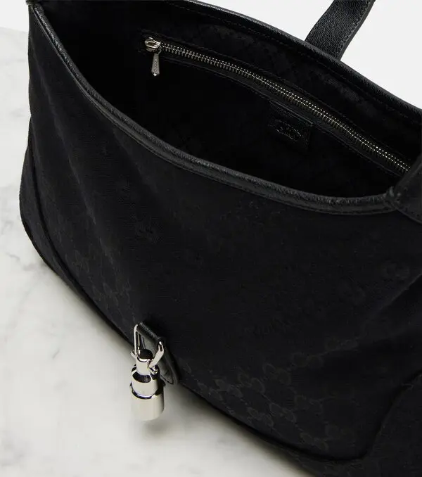 Gucci Jackie 1961 Small Canvas Shoulder Bag