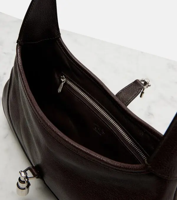 Gucci Jackie Slim Small Leather Shoulder Bag - Brown