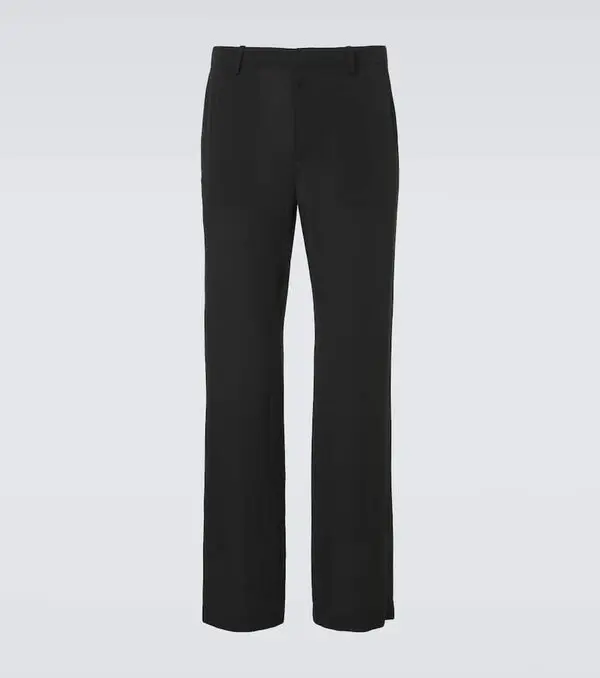 Gucci Silk Satin Georgette Wide-leg Pants