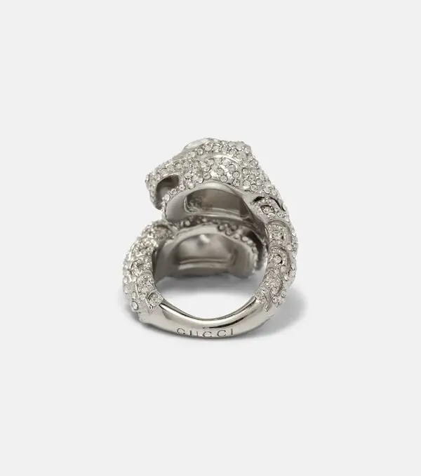Gucci Dionysus Crystal-embellished Ring