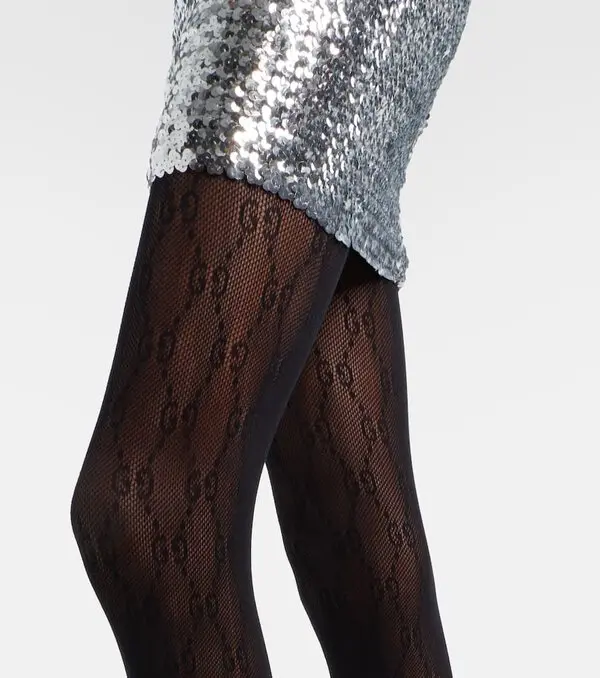 Gucci Gg Monogrammed Tights