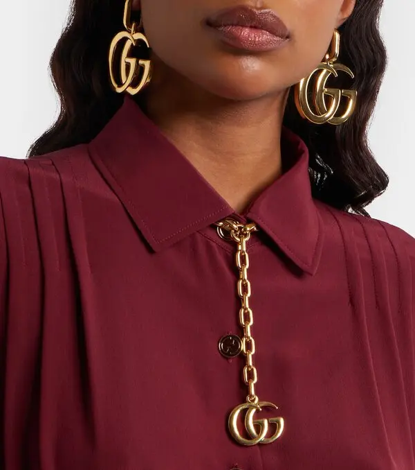 Gucci Gg Marmont Chain Necklace
