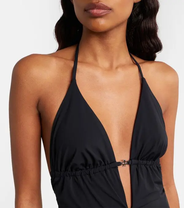 Tory Burch Open Back One-piece Swimsuit - Black