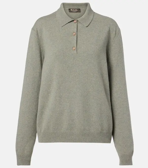 Loro Piana Cashmere Polo Sweater