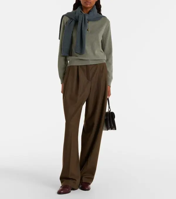 Loro Piana Cashmere Polo Sweater