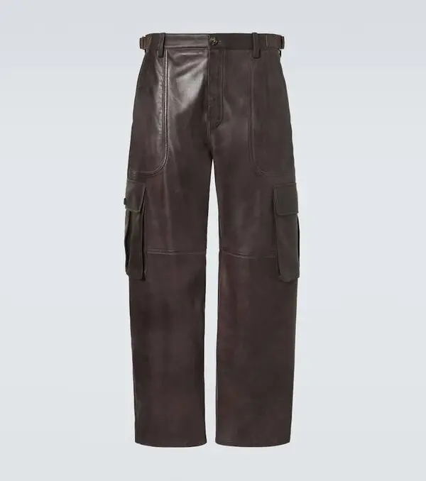 Loewe Leather Cargo Pants