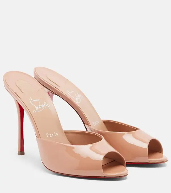 CHRISTIAN LOUBOUTIN Me Dolly Leather Mules