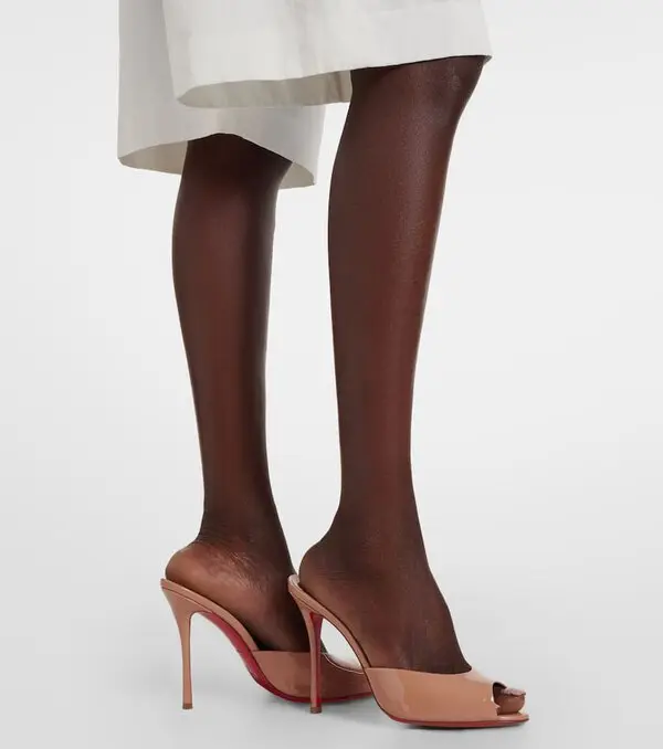 CHRISTIAN LOUBOUTIN Me Dolly Leather Mules