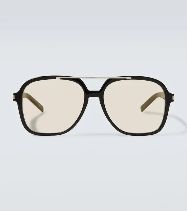 Saint Laurent Sl 545 Aviator Sunglasses - Black